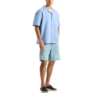 Balmain Vintage Shirt In Herringbone Poplin