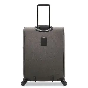 HARTMANN Herringbone Deluxe Journey Expandable Checked Spinner Luggage - Black Herringbone
