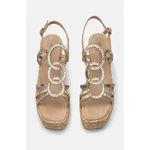 ALMA EN PENA Wedge Sandals - Beige