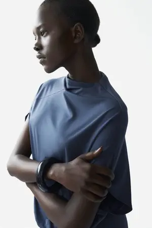 H&m Draped Asymmetric Dress