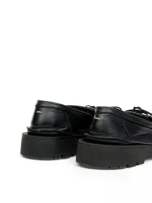 MAISON MARGIELA Fringed Leather Loafers - Black