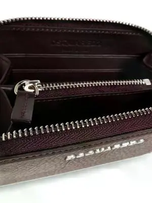 Dsquared2 Logo-plaque Pebbled-leather Wallet