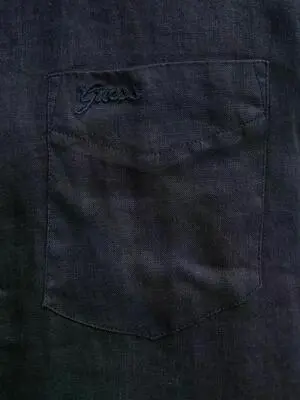 Guess Logo-embroidered Pocket Shirt