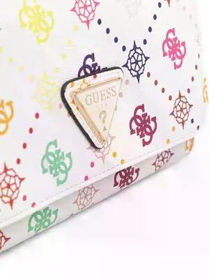 Guess Silia Monogram-print Logo-plaque Wallet