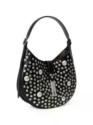 Polo Ralph Lauren Small Studded Leather Shoulder Bag
