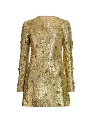 Elie Saab Beaded Sequinned Mini Dress