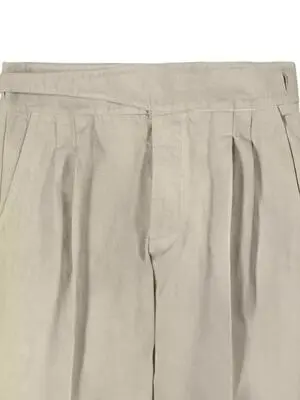 Patrizia Pepe Pleated Tailored Trousers - Neutrals