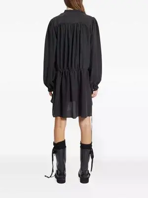 ANN DEMEULEMEESTER Ruffled Silk Mini Dress