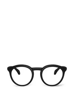 Moncler Round Frame Glasses - Black