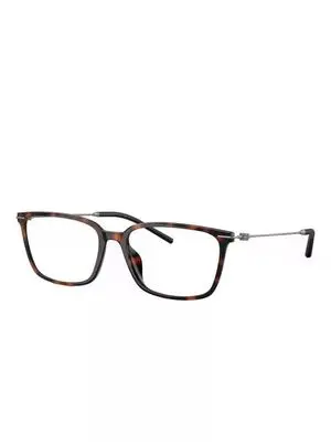 Moncler Rectangle Frame Eyeglasses - Brown