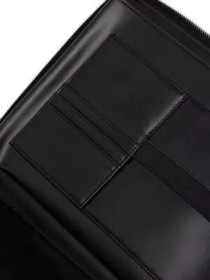 Guess Milano Logo-plaque Textured Wallet