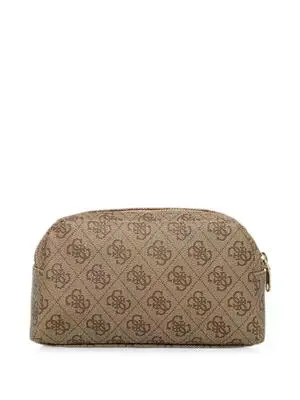 Guess 4g Monogram Zip-around Makeup Bag
