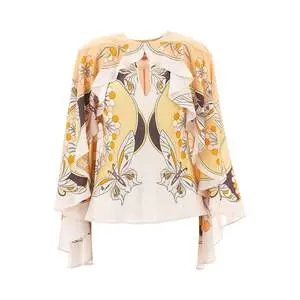 La DoubleJ Crepe De Chine 'agic' Top Woan