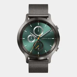 Lilienthal Berlin Chronograph Getaway Mesh Anthracite Brushed