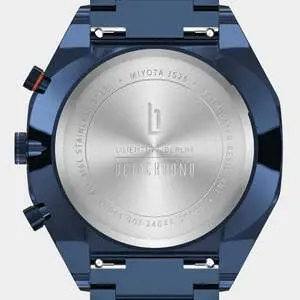 Lilienthal Berlin Octachrono Orange Stainless Steel Brushed