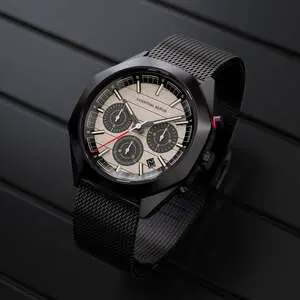 Lilienthal Berlin Octachrono Black Sand Mesh Black Matte