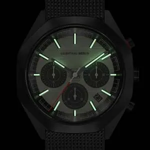 Lilienthal Berlin Octachrono Black Sand Mesh Black Matte