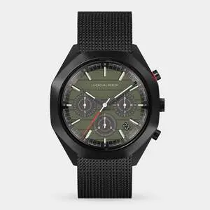 Lilienthal Berlin Octachrono Black Olive Mesh Black Matte