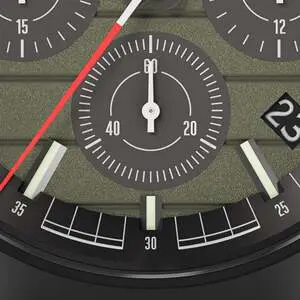 Lilienthal Berlin Octachrono Black Olive Mesh Black Matte