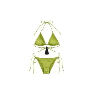 LUISADELMAR SWIMWEAR Sabina Bikini In Wasabi - Green