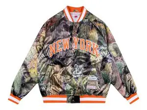 Mitchell & Ness X Salehe Ny Varsity Bomber Jacket