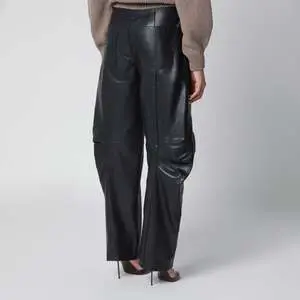 ROTATE BY BIRGER CHRISTENSEN Lamb Leather Cargo Trousers