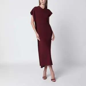 Victoria Beckham Stretch Cady Ankle-length Dress - Red