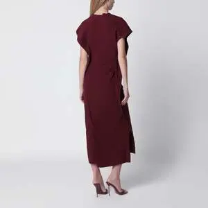 Victoria Beckham Stretch Cady Ankle-length Dress - Red