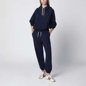 Polo Ralph Lauren Navy Cotton Blend Hoodie