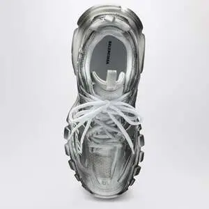 Balenciaga Track Stencil Logo Sneakers - Black