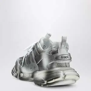 Balenciaga Track Stencil Logo Sneakers - Black