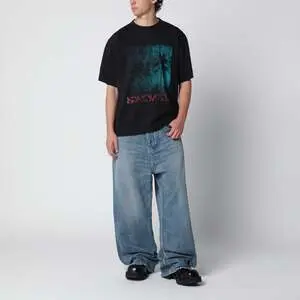 Balenciaga Baggy Jeans In Cotton Denim