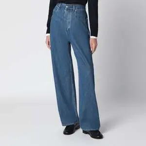 Bottega Veneta High-waisted Wide-leg Jeans In Denim