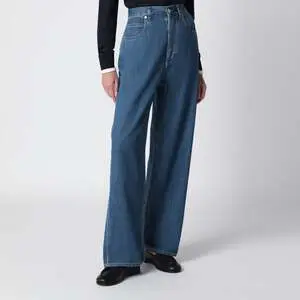 Bottega Veneta High-waisted Wide-leg Jeans In Denim