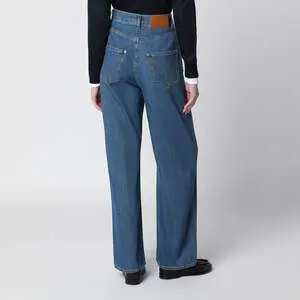 Bottega Veneta High-waisted Wide-leg Jeans In Denim