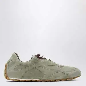 Bottega Veneta Orbit Flash Sneakers In Suede - Green