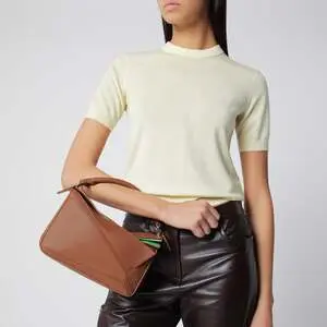 Loewe Small Puzzle Layered Bag In Squirrel Leather