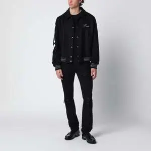 Amiri Wool Blend Jacket With Logo