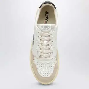AUTRY Medalist Leather And Suede Sneakers - White