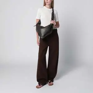 LEMAIRE Small Black Extended Scarf Bag