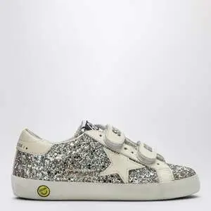 GOLDEN GOOSE Old School Glitter Sneakers - Grey