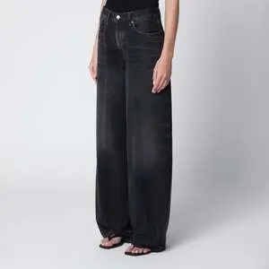 HAIKURE Bethany Wide-leg Jeans In Vintage Denim - Black