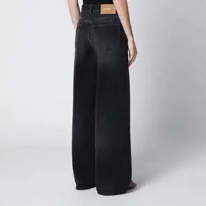 HAIKURE Bethany Wide-leg Jeans In Vintage Denim - Black