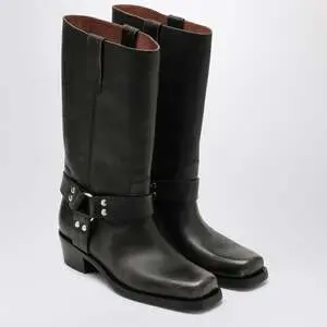 Paris Texas Roxy Boot In Brushed Leather