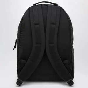 Stone Island Nylon Backpack With Logo Patch - Black