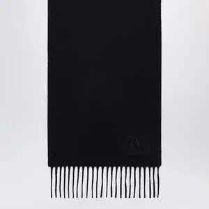 Max Mara Cashmere Stole With Monogram Embroidery
