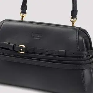 Moschino Belted Shoulder Bag - Black