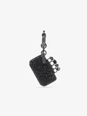 Alexander McQueen Knuckle Clutch Charm - Black
