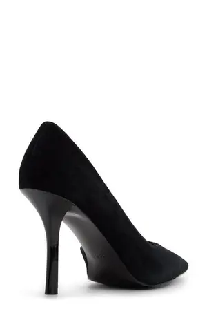 Aldo Kaysie Pointed Toe Half D'orsay Pump - Black
