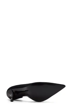 Aldo Kaysie Pointed Toe Half D'orsay Pump - Black